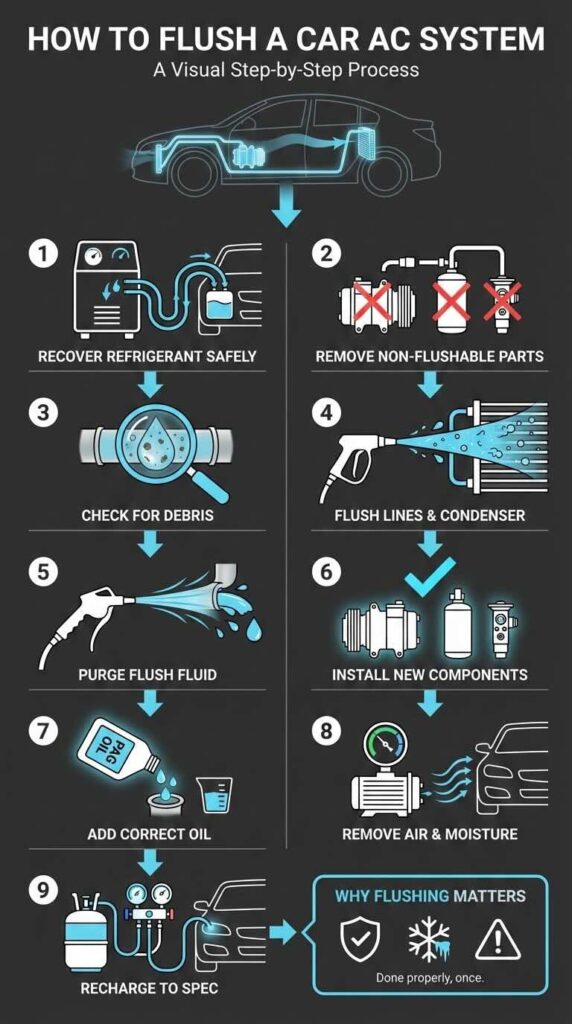 How Do You Flush a Car AC System? [Step-by-Step Guide]